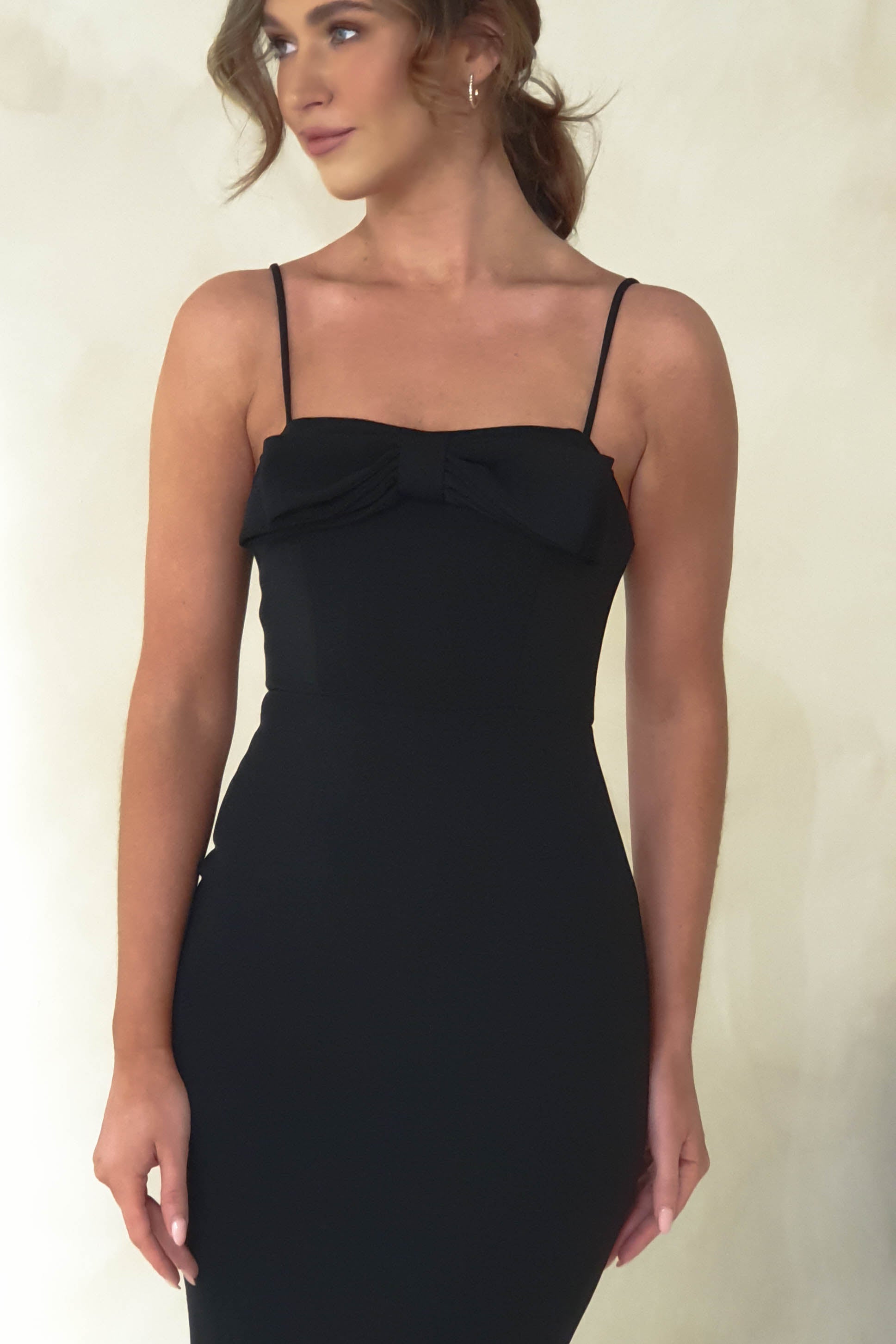 Lindley Bodycon Midi Dress | Black – Oh Hello Clothing